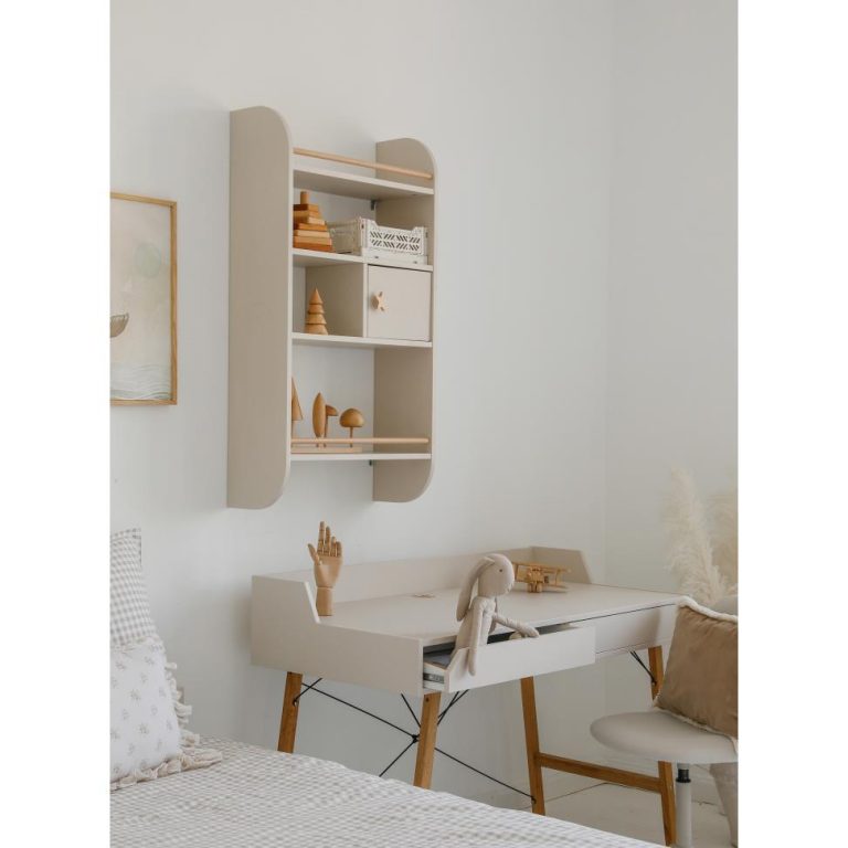 Stenski regal Isabella Beige - minimu.si